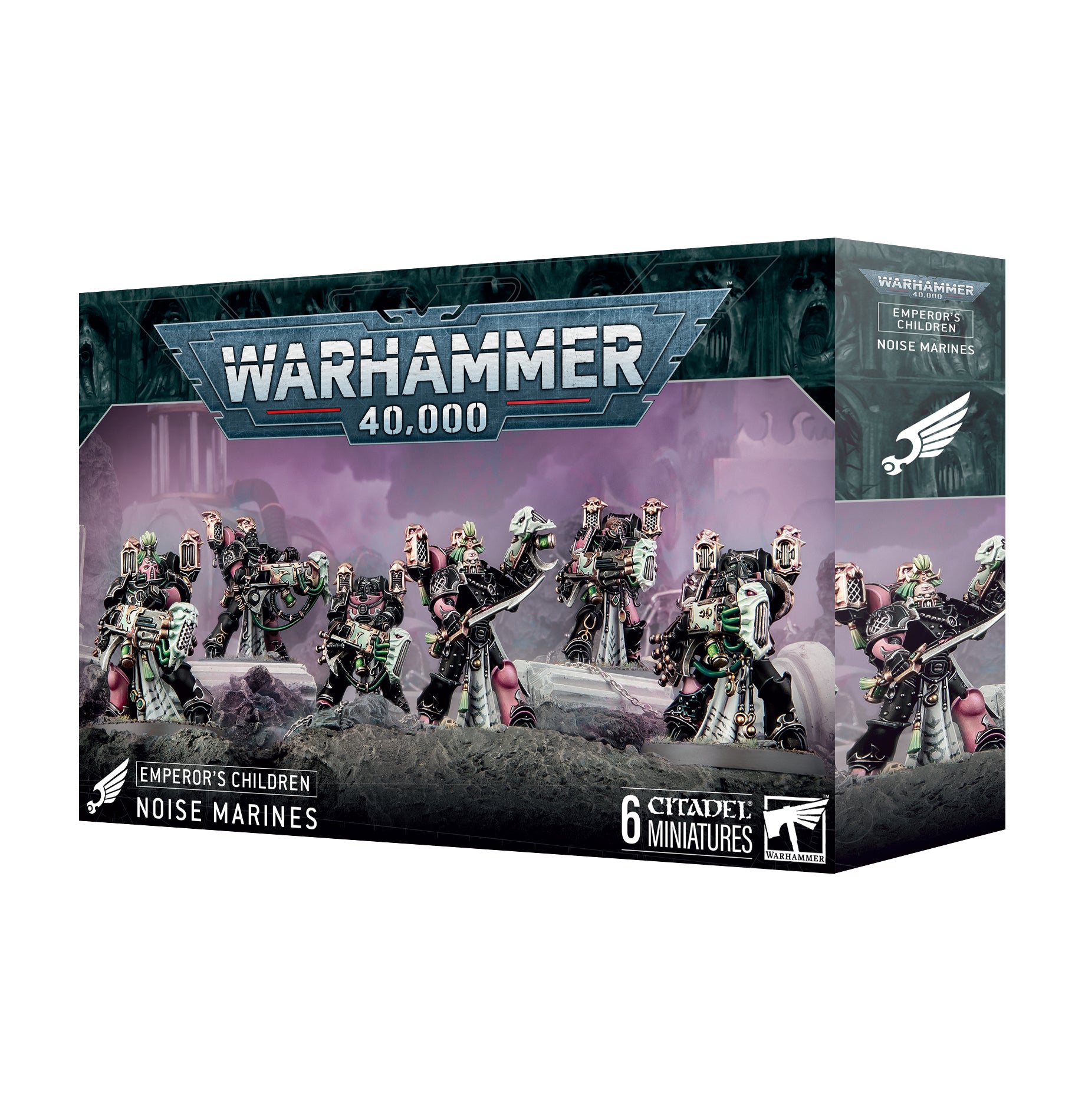 Warhammer 40k Noise Marines Emperor's Children Chaos CSM Neu Miniature ...